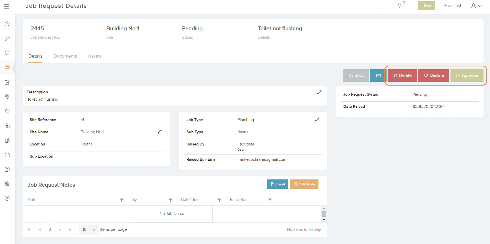 Job Requests and Helpdesk - Trackplan Facilities Management Software